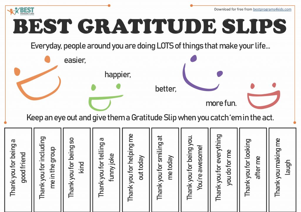 BEST Gratitude Slips – BEST Programs 4 Kids